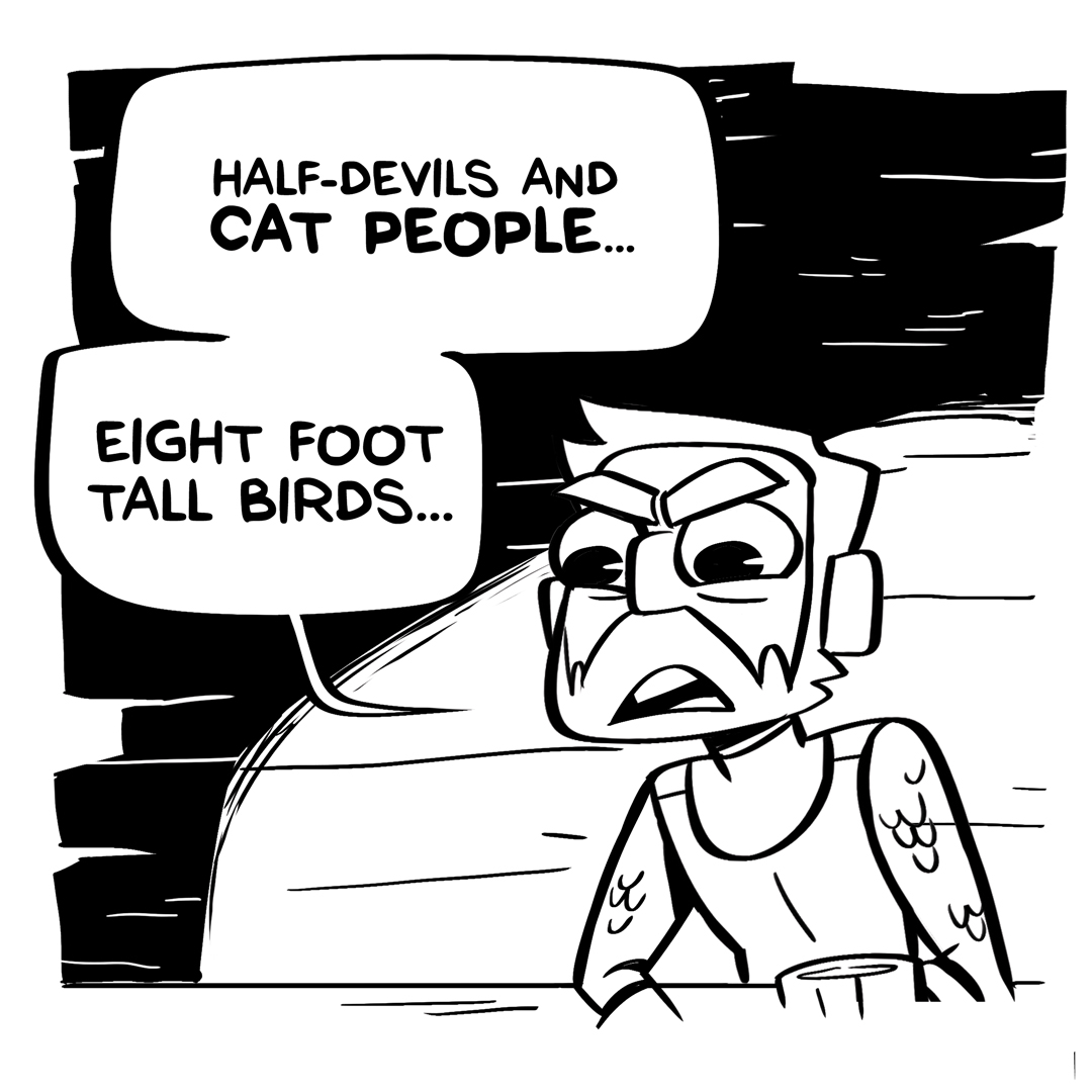 「please enjoy this late night comic preview 」AC Stuartの漫画