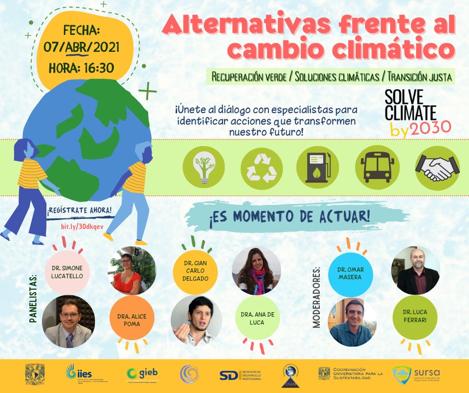 Coordinación Universitaria Para La Sustentabilidad On Twitter El 7 De