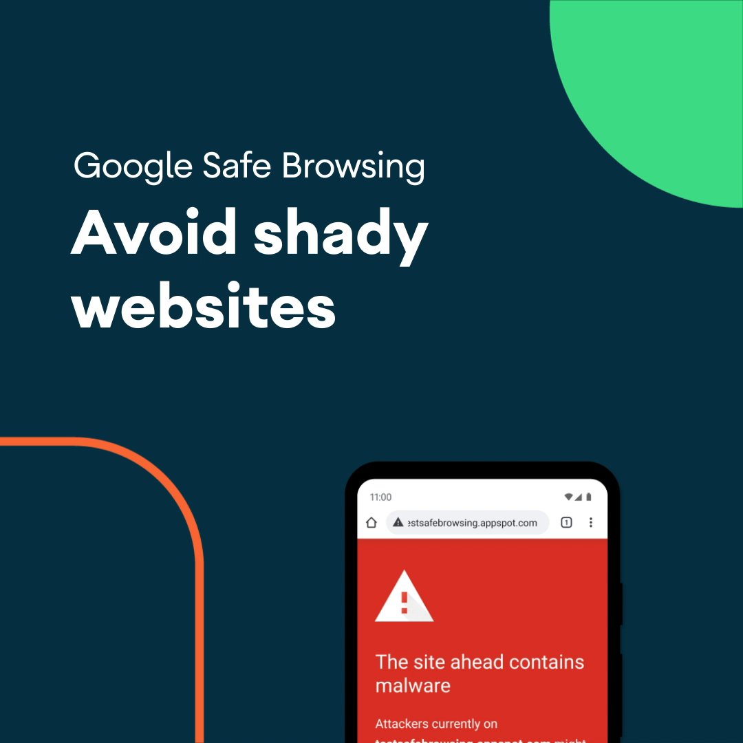 Avoid shady websites. If you try to navigate to a bad website or file ...