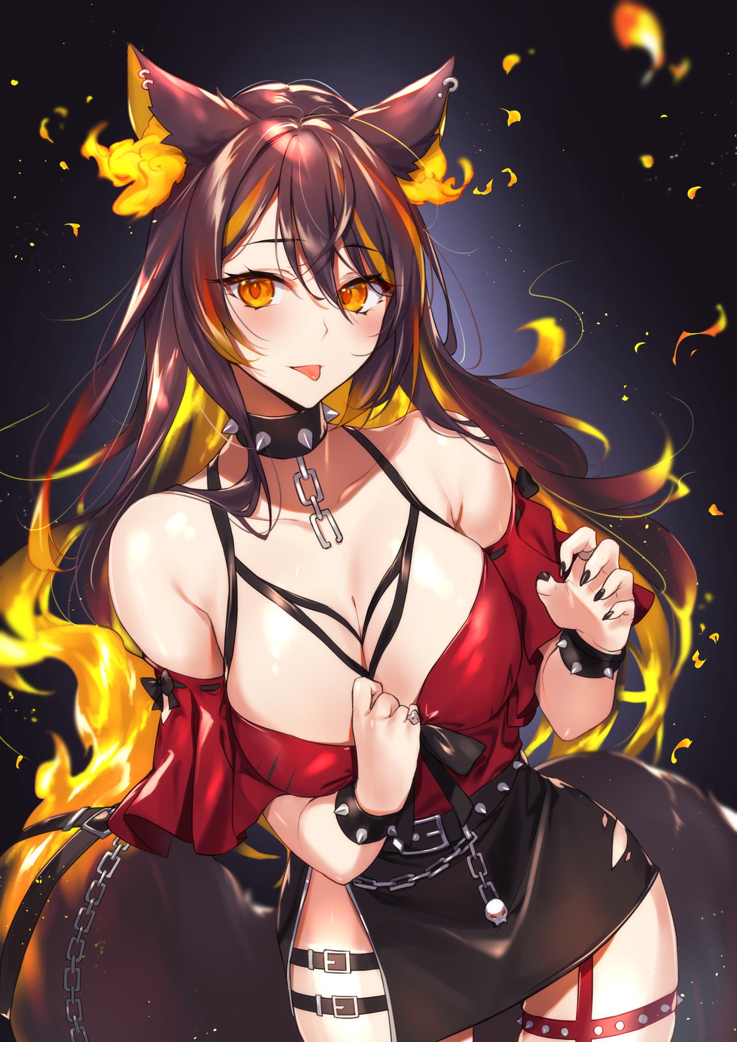Sinder 🔥 Hellhound VTuber on Twitter: "Let the ships sail~ 🧡 🎨: @/Oyazuly #VTuber #ENVtuber ...