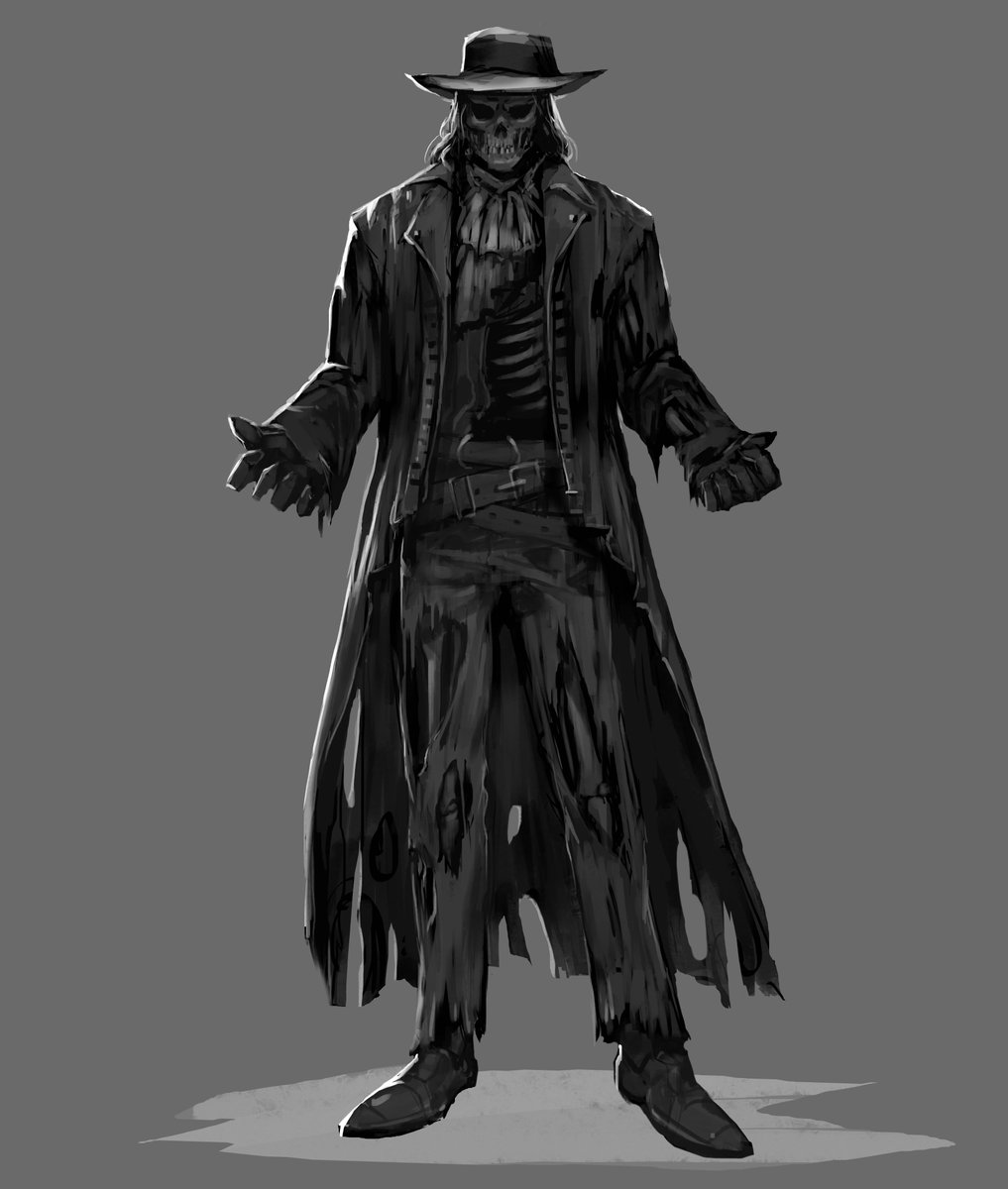 Skull Cowboy The Crow
