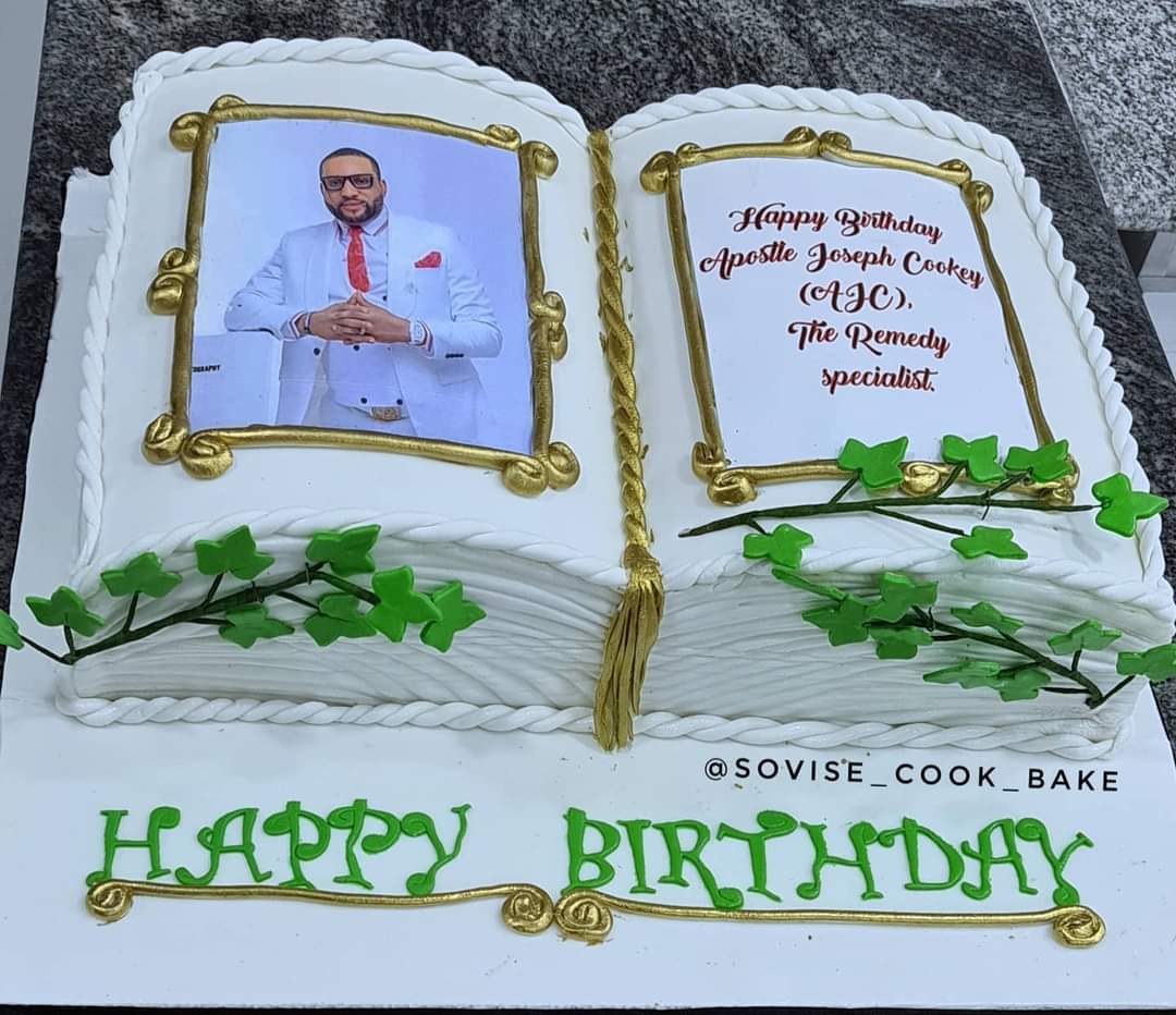 Pastor Anniversary Cake Design