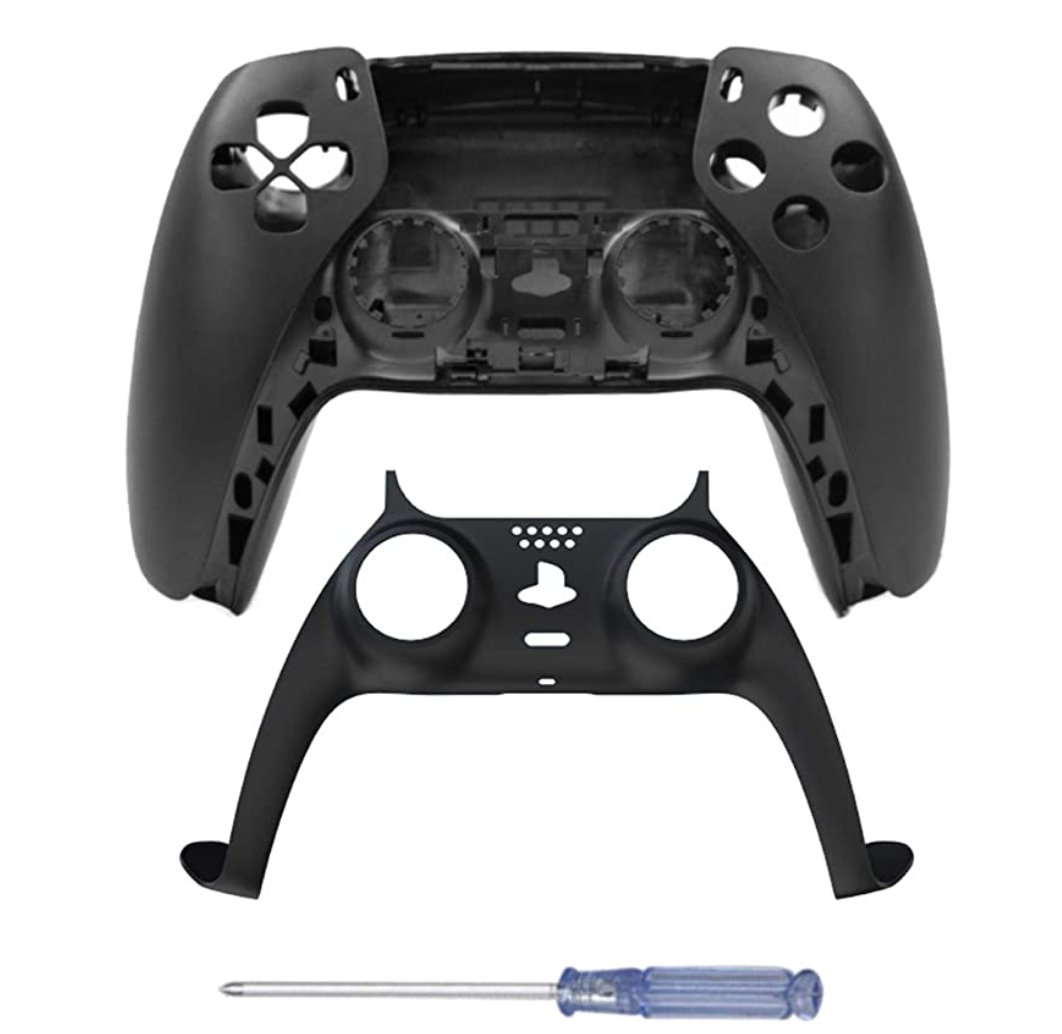 Black PS5 DualSense Controller Replacement Shell DIY $16.99 Amazon USA ...