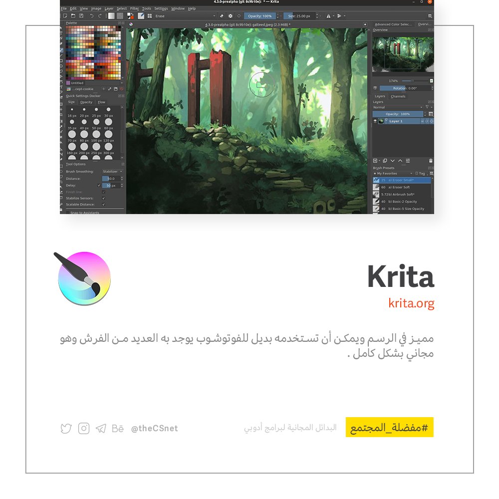#مفضلة_المجتمع من إعداد @S3Dcc في هذا الأسبوع جمعنا لكم أهم البرامج التي تعتبر " شبه " بديله ...