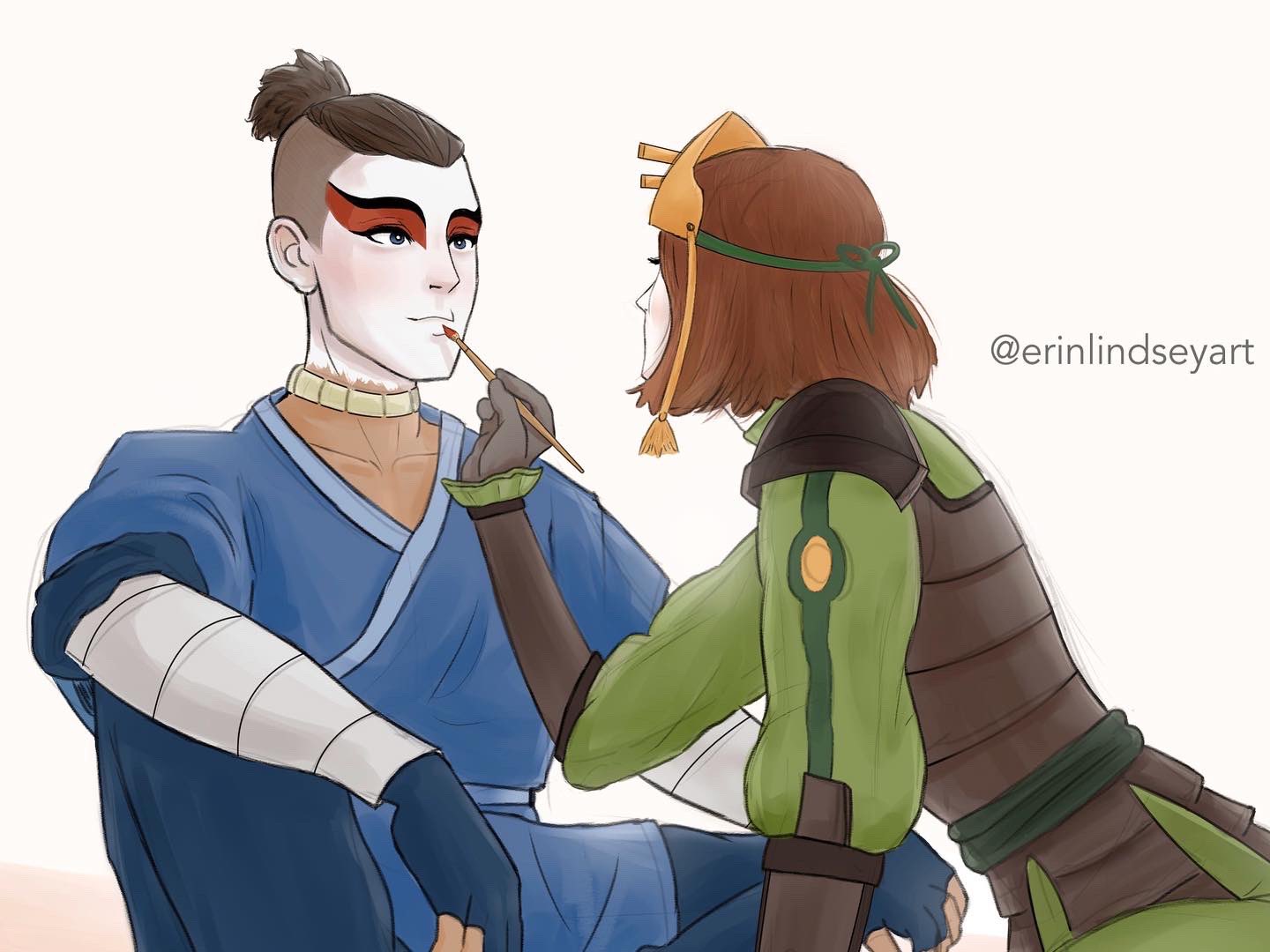 Sokka And Suki Fan Art