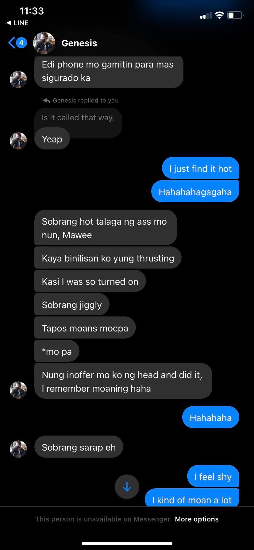 Ivette Caburnay on Twitter: "40 | Putang ina mo Genesis, sobrang miss mo na pala kumant*t ng ...