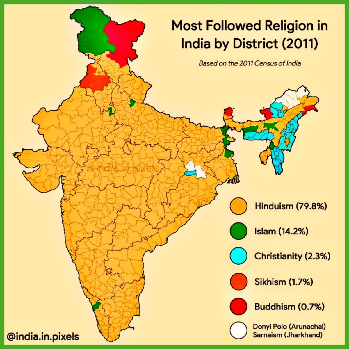 Hinduism Map Of The World