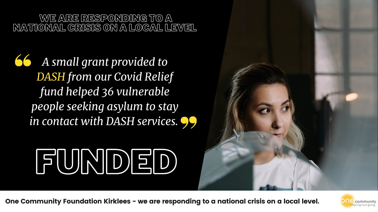 One Community on Twitter: "We have been working in partnership with hundreds of community groups ...