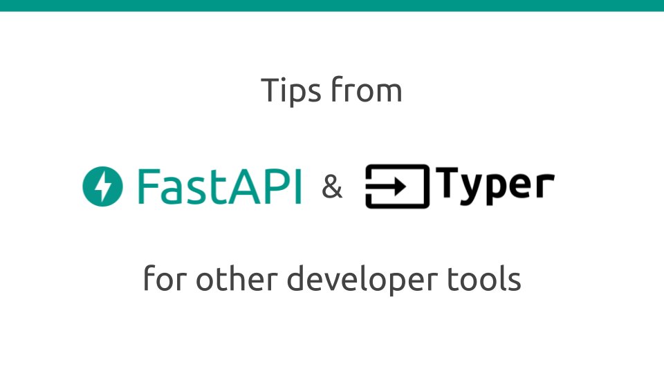 Sebastián Ramírez on Twitter: "I'm giving this talk in a couple of weeks: "Tips from FastAPI ...