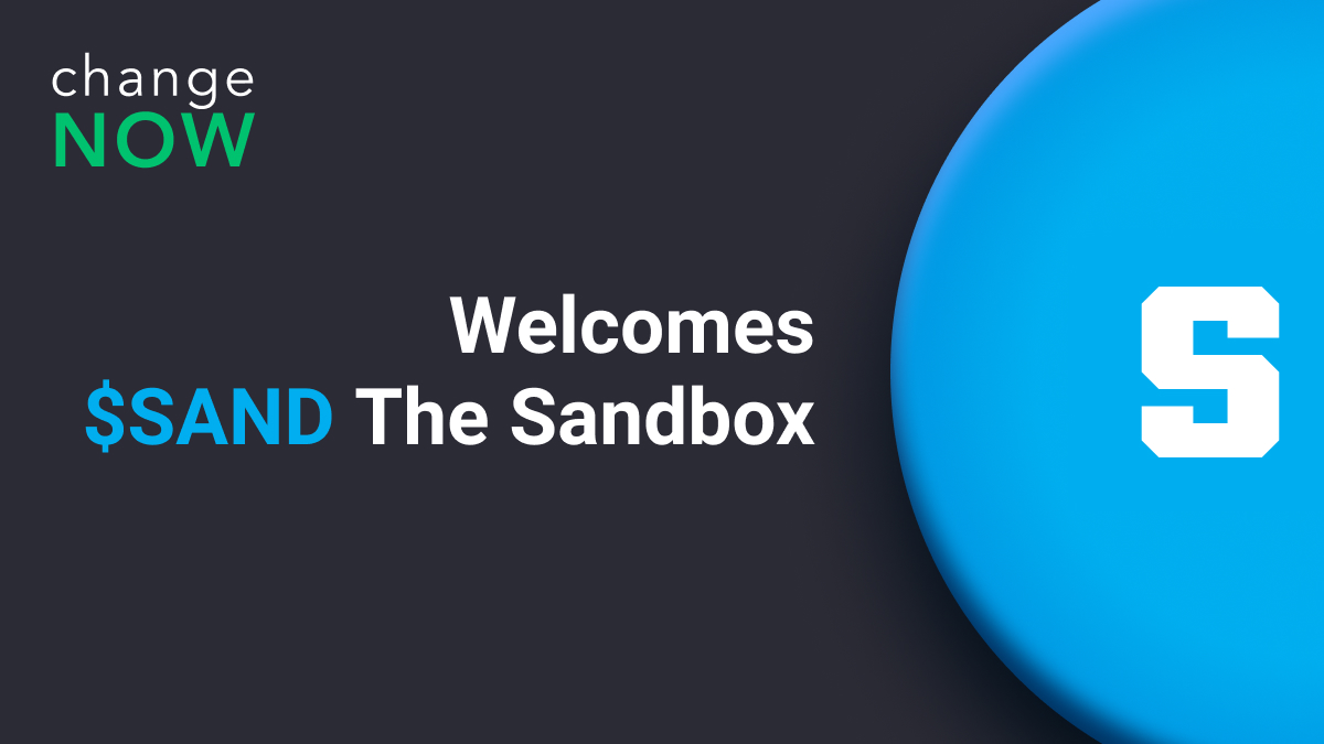 Get SAND on ChangeNOW, fast and easy — even with a bank card! : r ...