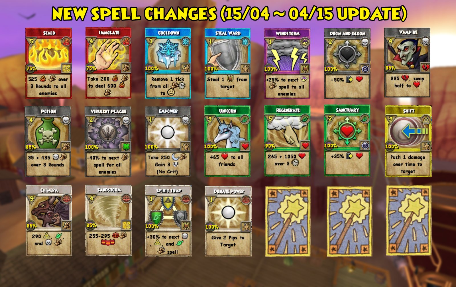 W101 Life Spells