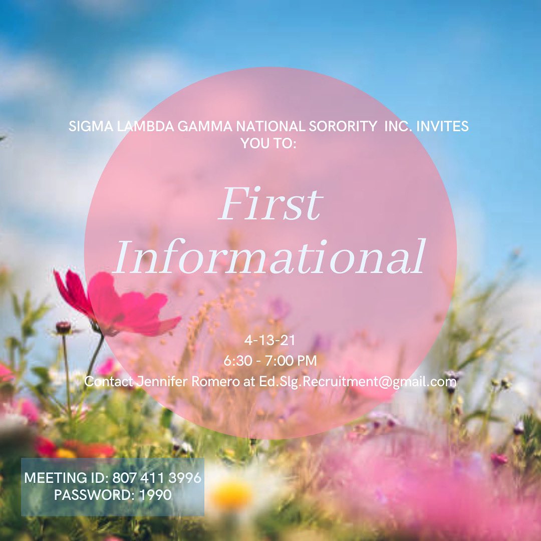 Sigma Lambda Gamma Flyers