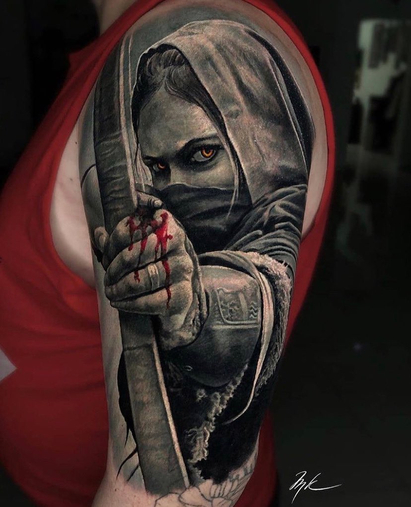 Archer Warrior Tattoo