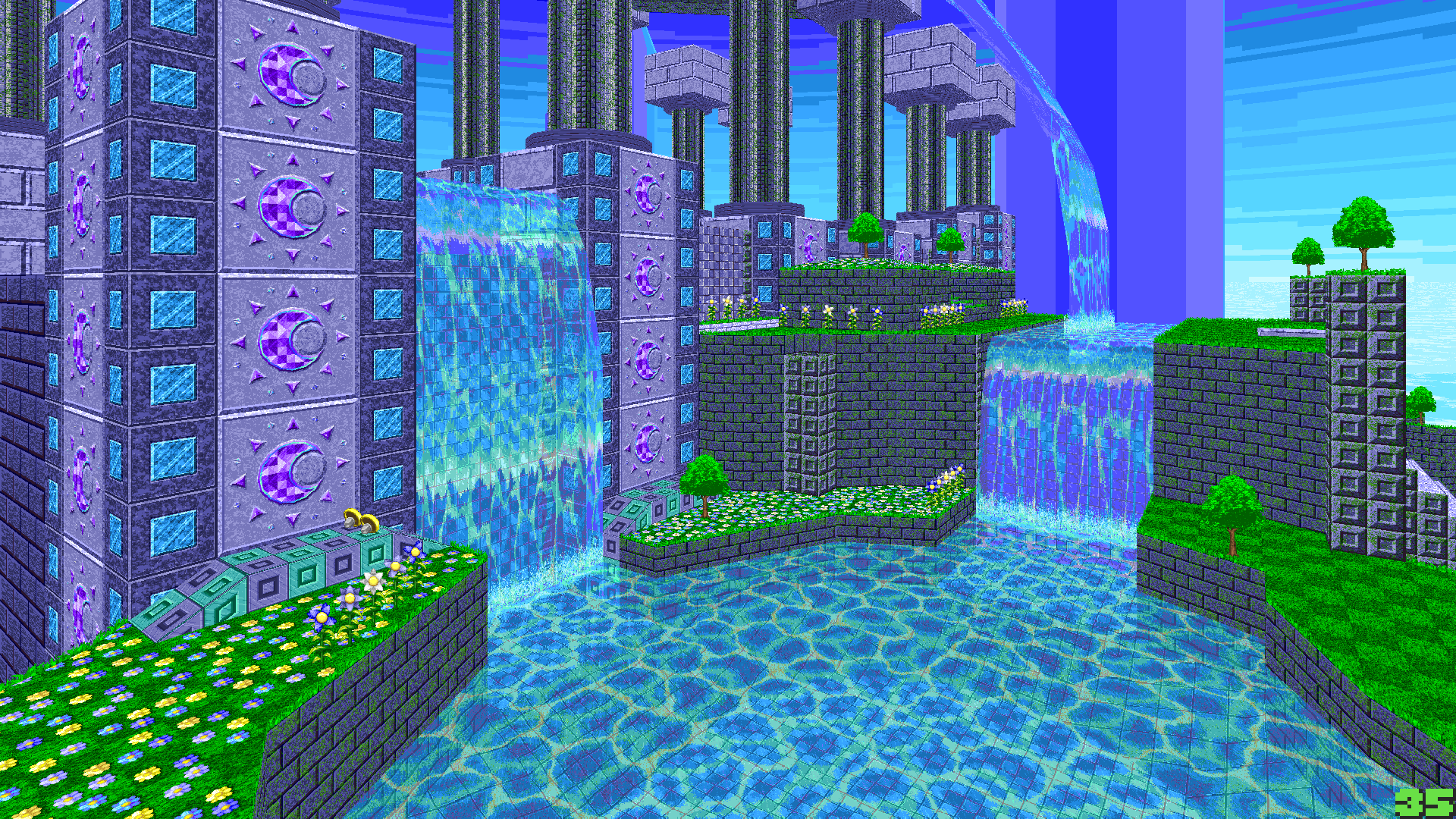 w/s on Twitter: "moon texture made in Ultimate Doom Builder, the best art software #SRB2 # ...