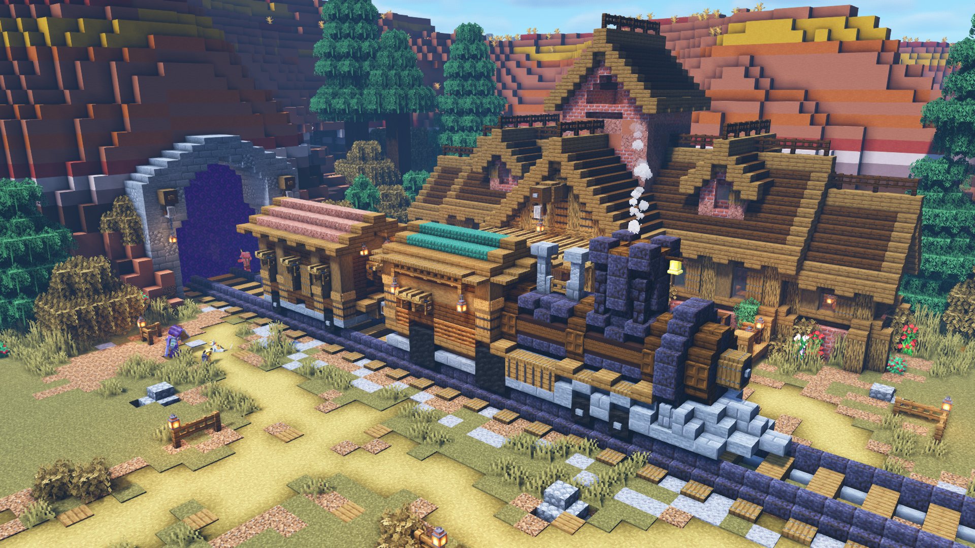 Minecraft Western Train