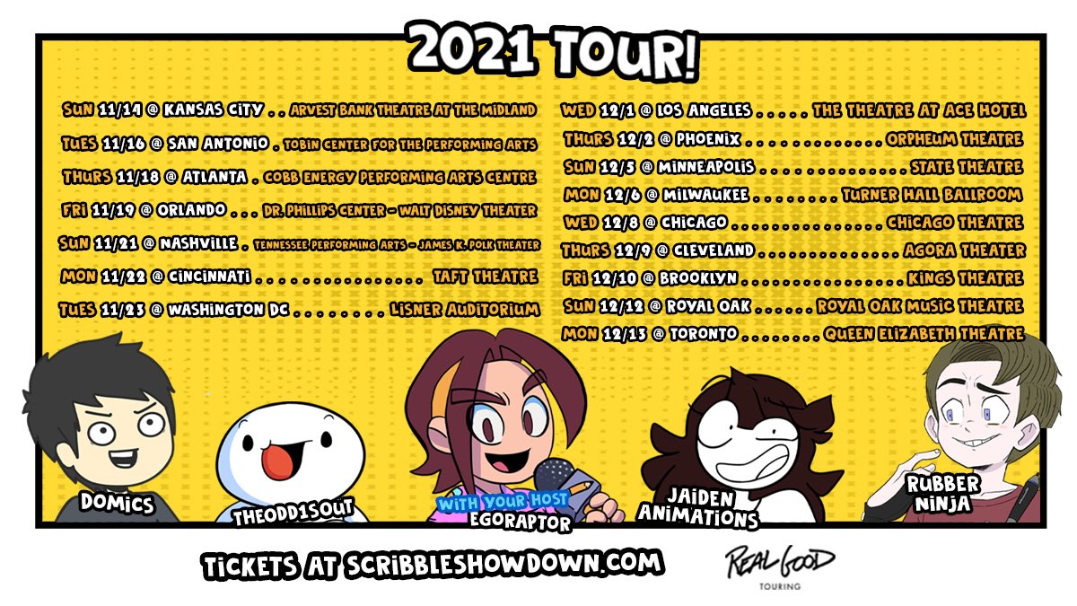 Scribble Showdown on Twitter: "Unfortunately due to Covid London is being re-scheduled to Spring ...