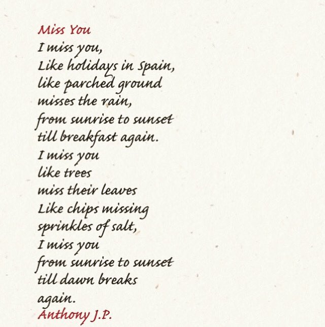 I Miss You Love Poems For Her