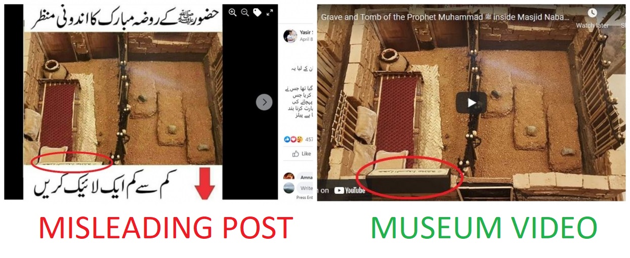 Inside Grave Of Prophet Muhammad