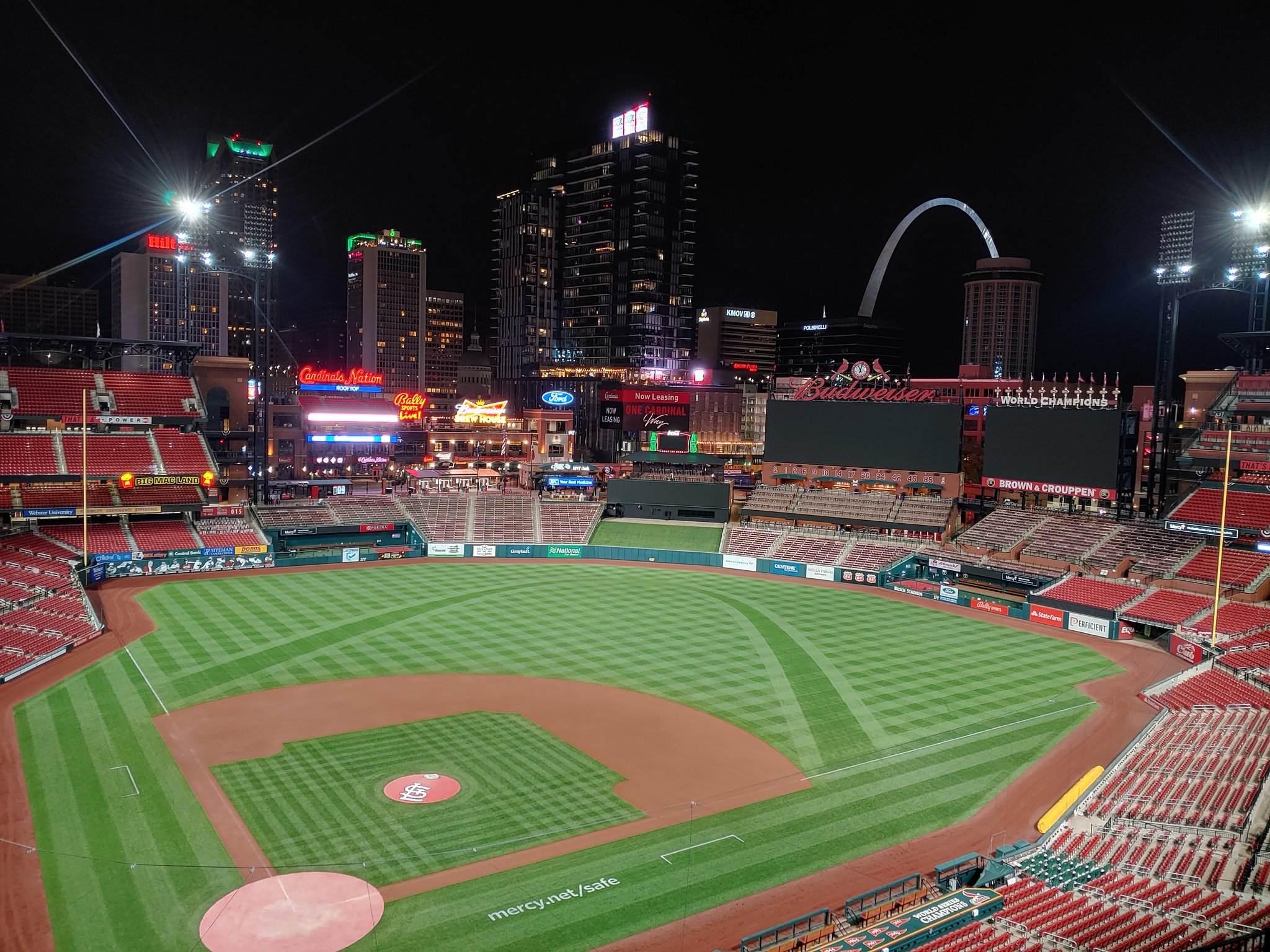 Busch Stadium At Night Large