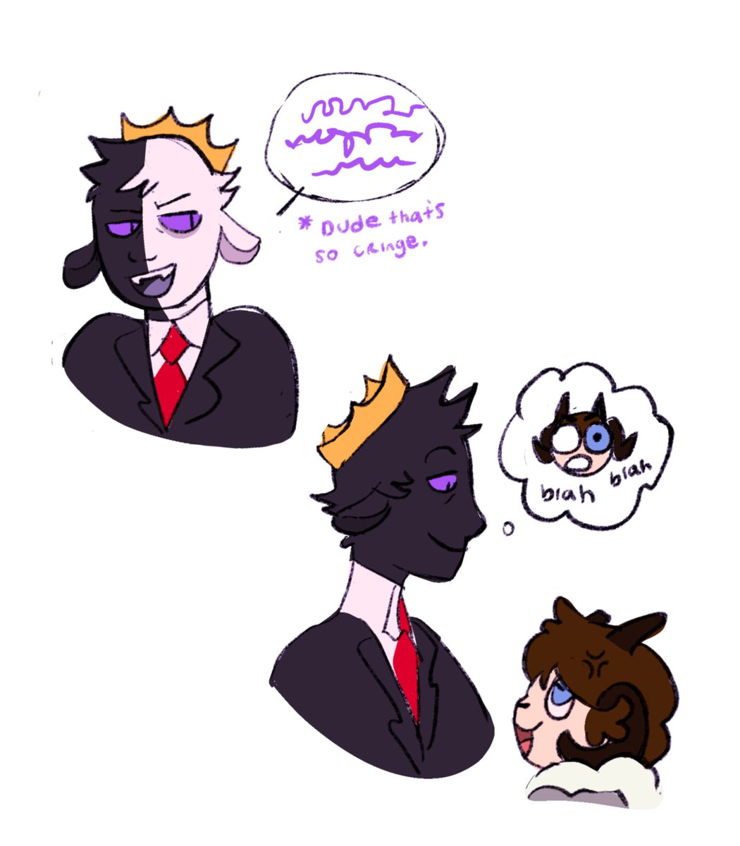 「last lil doodles for fun before work okay byeeee #TubboFanar」Backwardの漫画