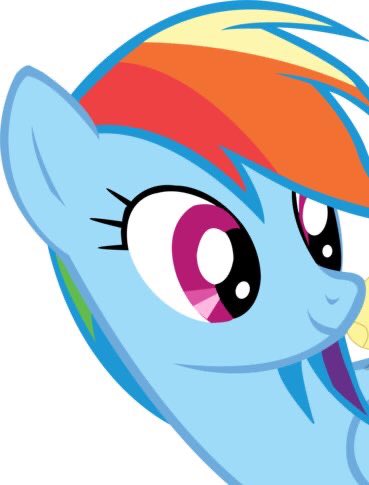 Rainbow Dash Tail Clip On