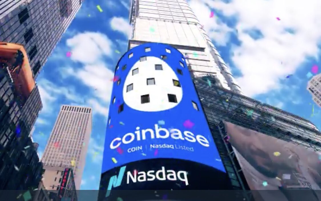 Jon Erlichman on Twitter: "2012: 2021: Coinbase founded Coinbase worth in a SF apartment. $100 ...