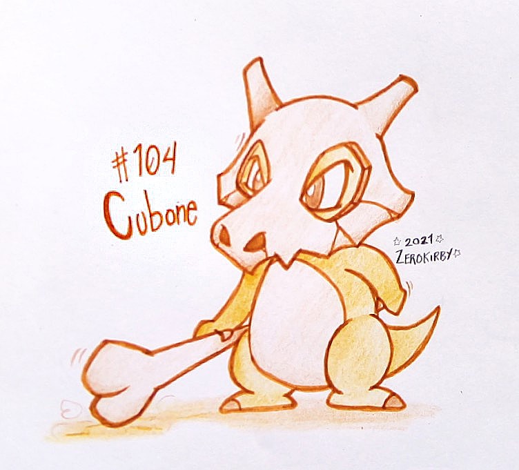 Cubone Crying To The Moon