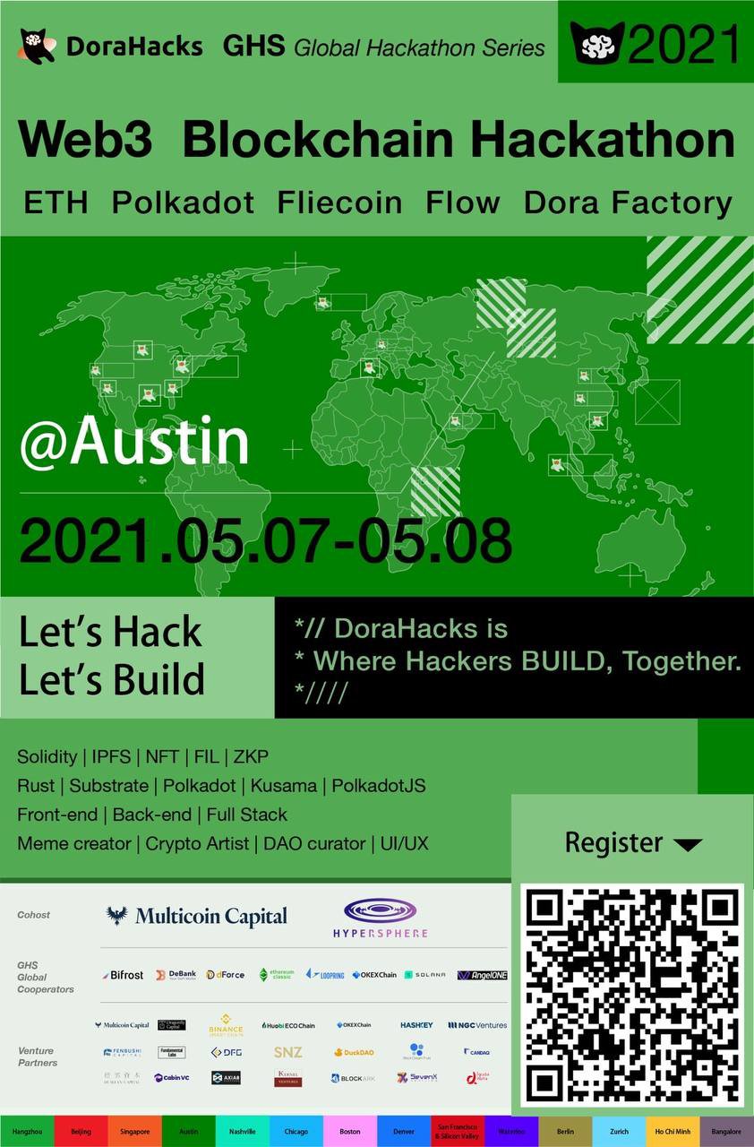 DoraHacks on Twitter: "The next DoraHacks GHS Hackathon is Austin Web3 Blockchain Hackathon! We ...