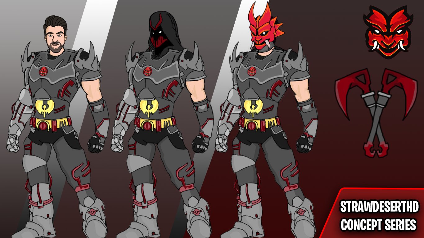 Concept Outfits by StrawDesertHD / Twitter