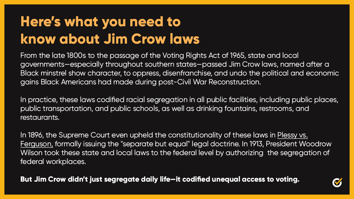 Jim Crow Laws Voting