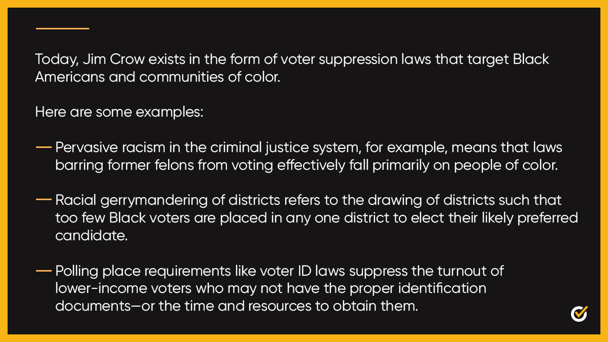 Jim Crow Laws Voting Test