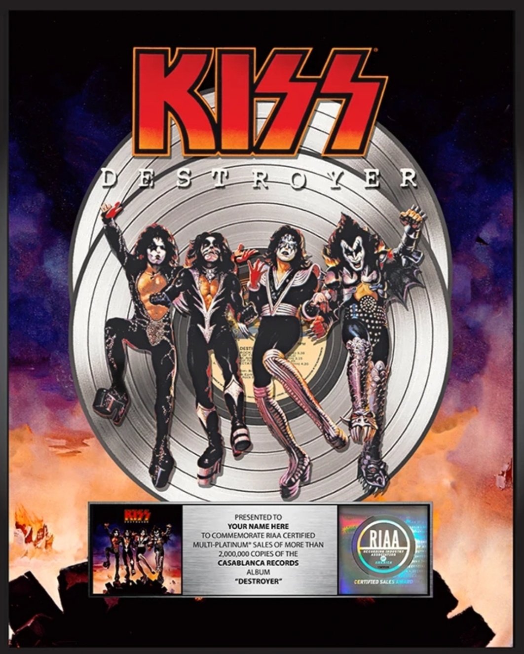 Kiss Destroyer Tour Poster