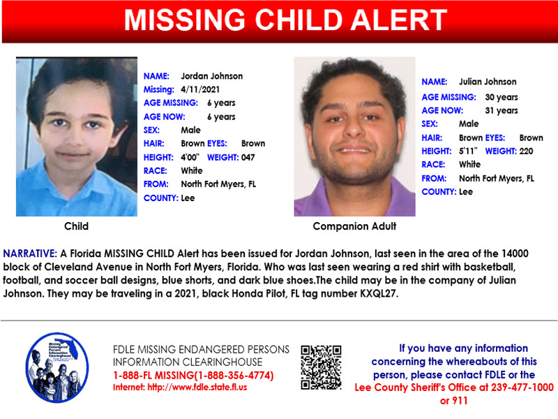 FDLE on Twitter: "PLEASE SHARE THIS POST! A Florida MISSING CHILD Alert has been issued for ...