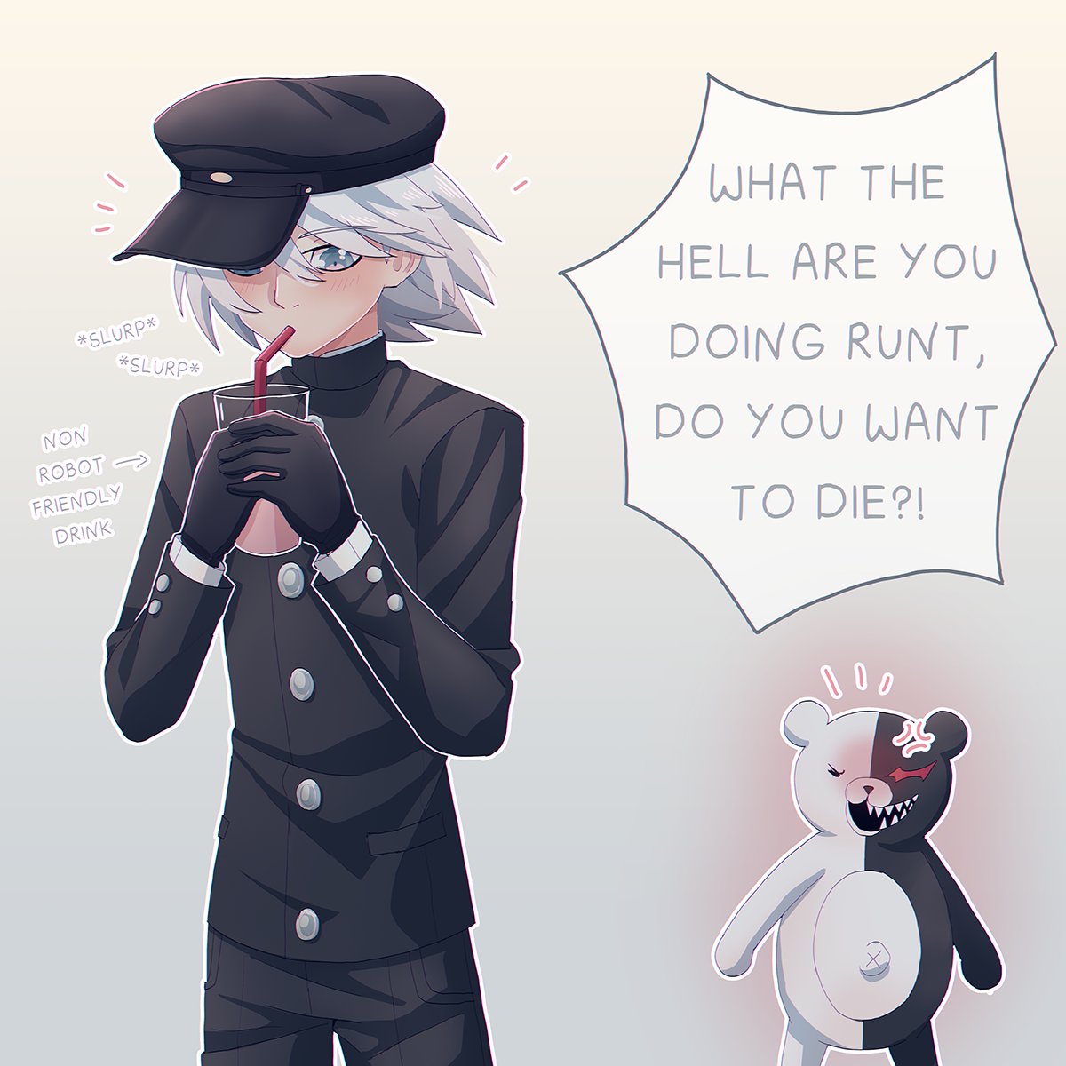 「I hc pregame Kiibo as a human, but I wanted to draw a more c」Cheer 🐶🌸🩷の漫画