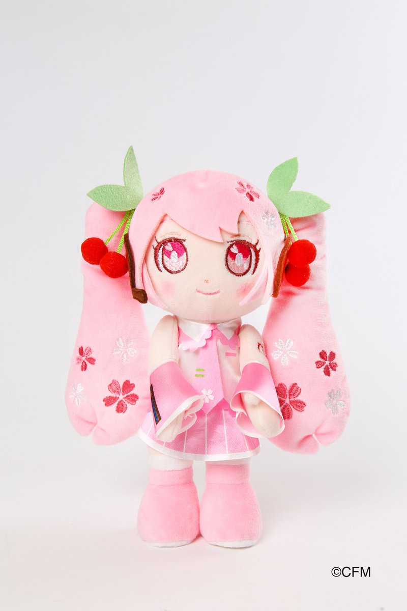 Vocamerch š° On Twitter ćhatsune Mikućsakura Miku Standlayd Plushie