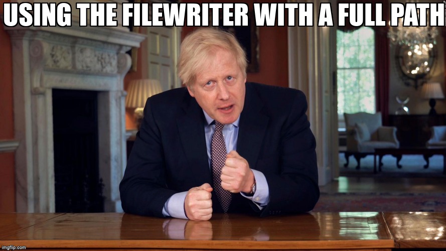 Meme Overflow On Twitter Using The Filewriter With A Full Path 7lgw6tfjft Javaio