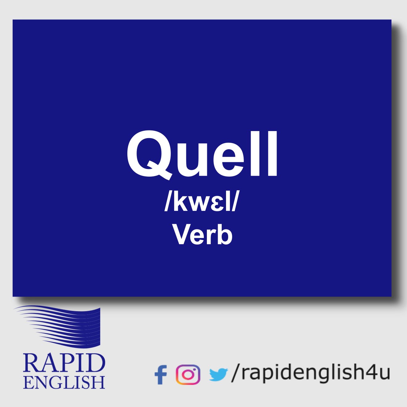 Quelling Meaning Year 5 Vocabulary Challenge 7 | Classroom Secrets