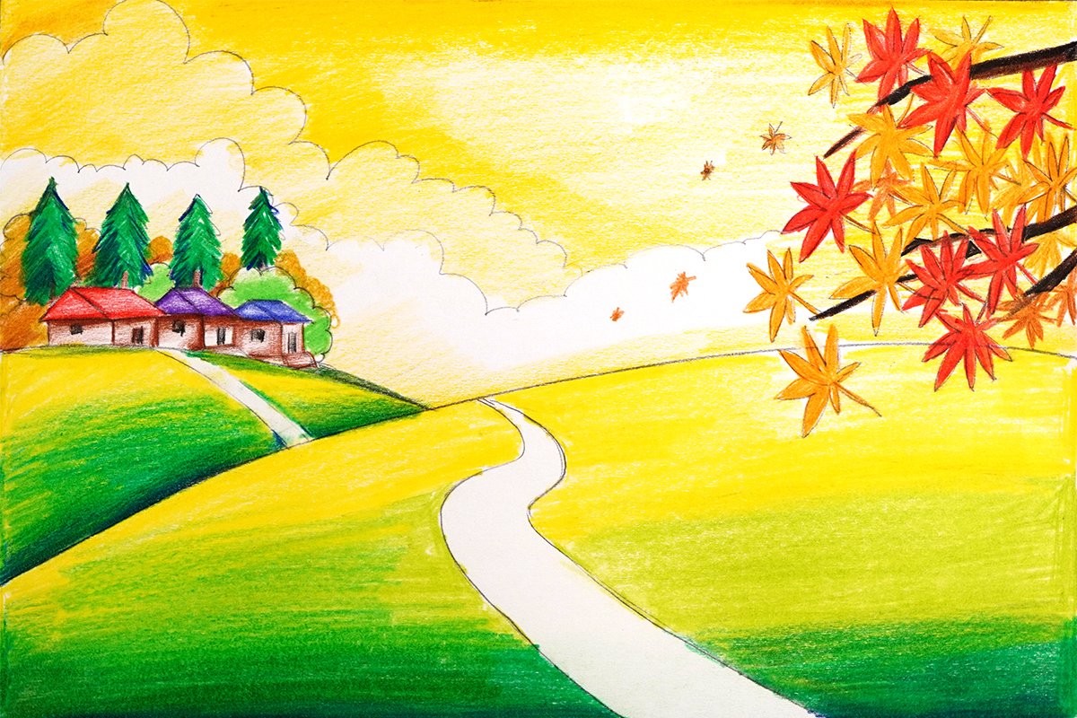 Spring Season Pictures To Draw