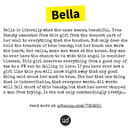 Bella Means What