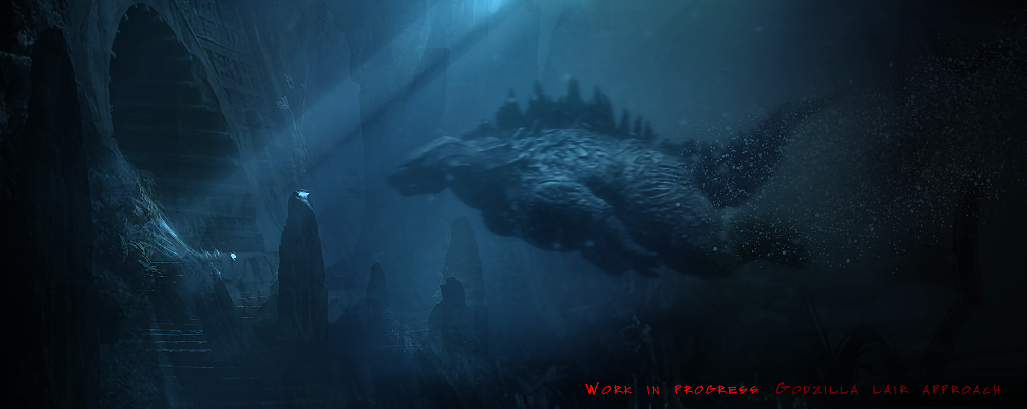 Godzilla Underwater