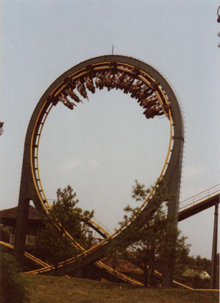 Screamin Demon Roller Coaster