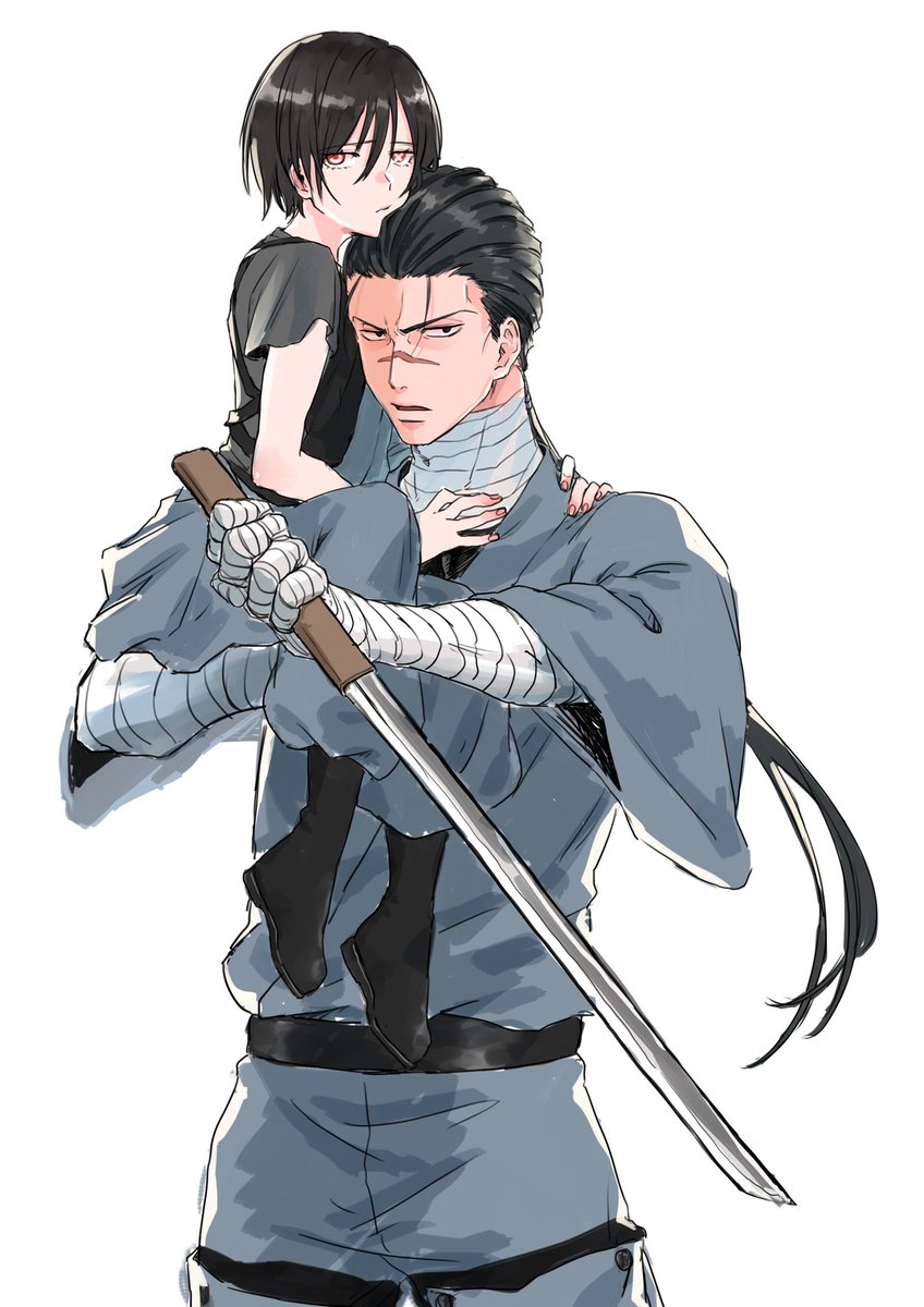 「#odaibako_hmd_0316368 https://t.co/H3AvzXbpKl お題いただいた紺紅♀描きまし」hmd𓀞𓀟𓀞𓀟の漫画