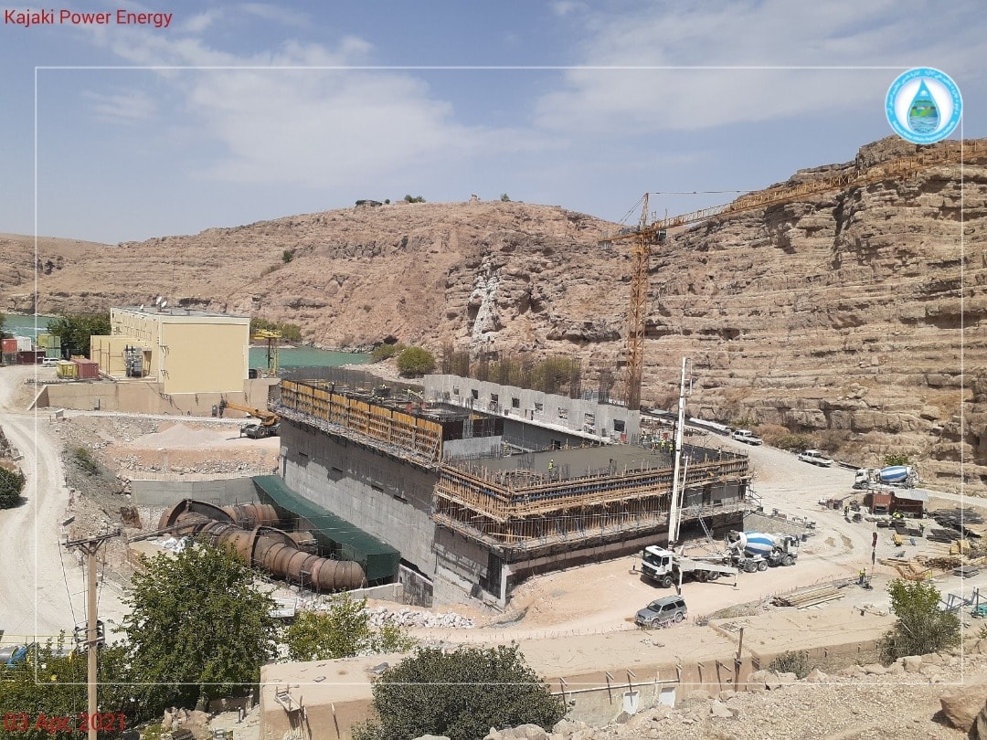 Construction work on the second phase of the Helmand Kajaki Dam has ...