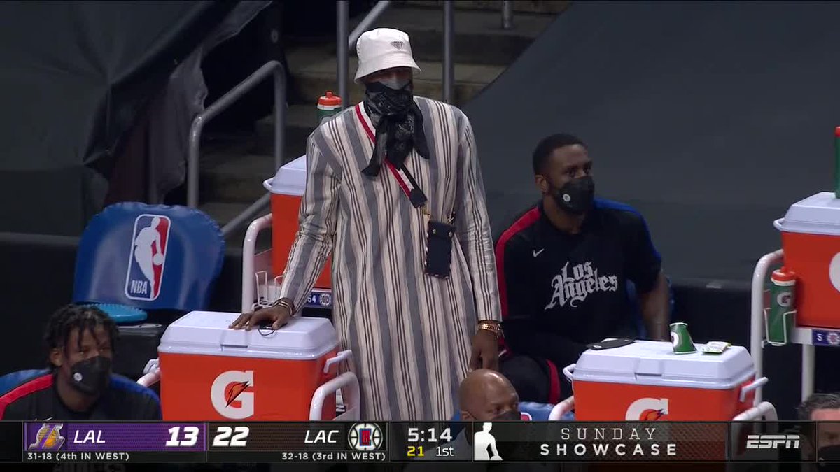 [Youngmisuk] As soon as Ty Lue hears a question start with Serge Ibaka ...