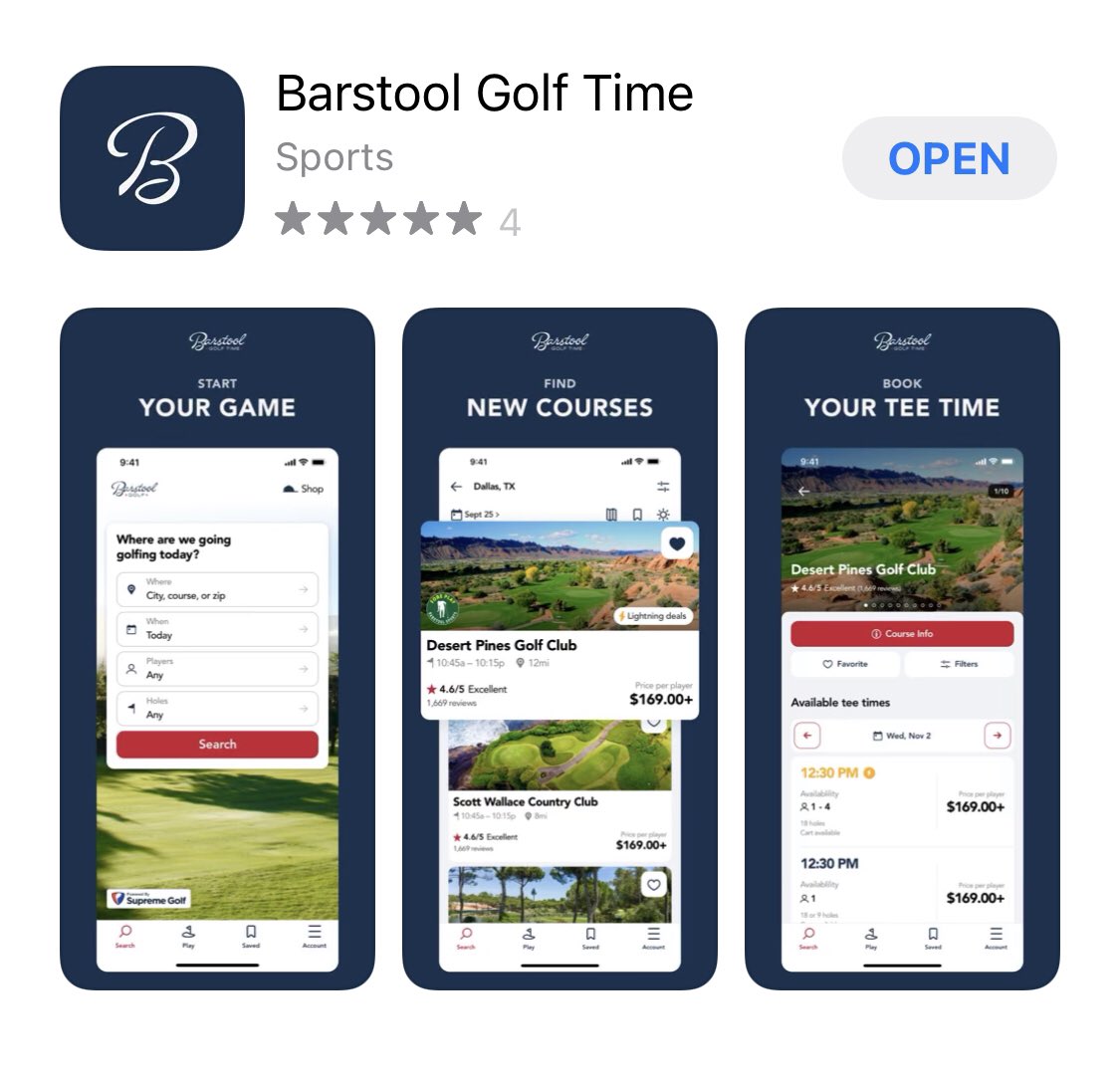 Tee Time App Store / Teeoff App Store Data Revenue Download Estimates ...