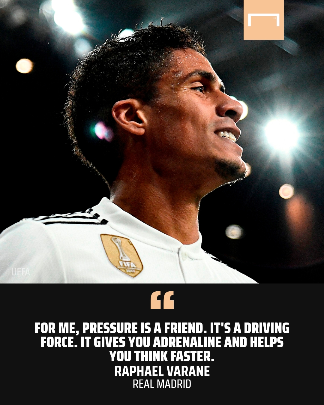 Memes Raphael Varane GOAL On X: "🗣 "Pressure Is A Friend. You Run