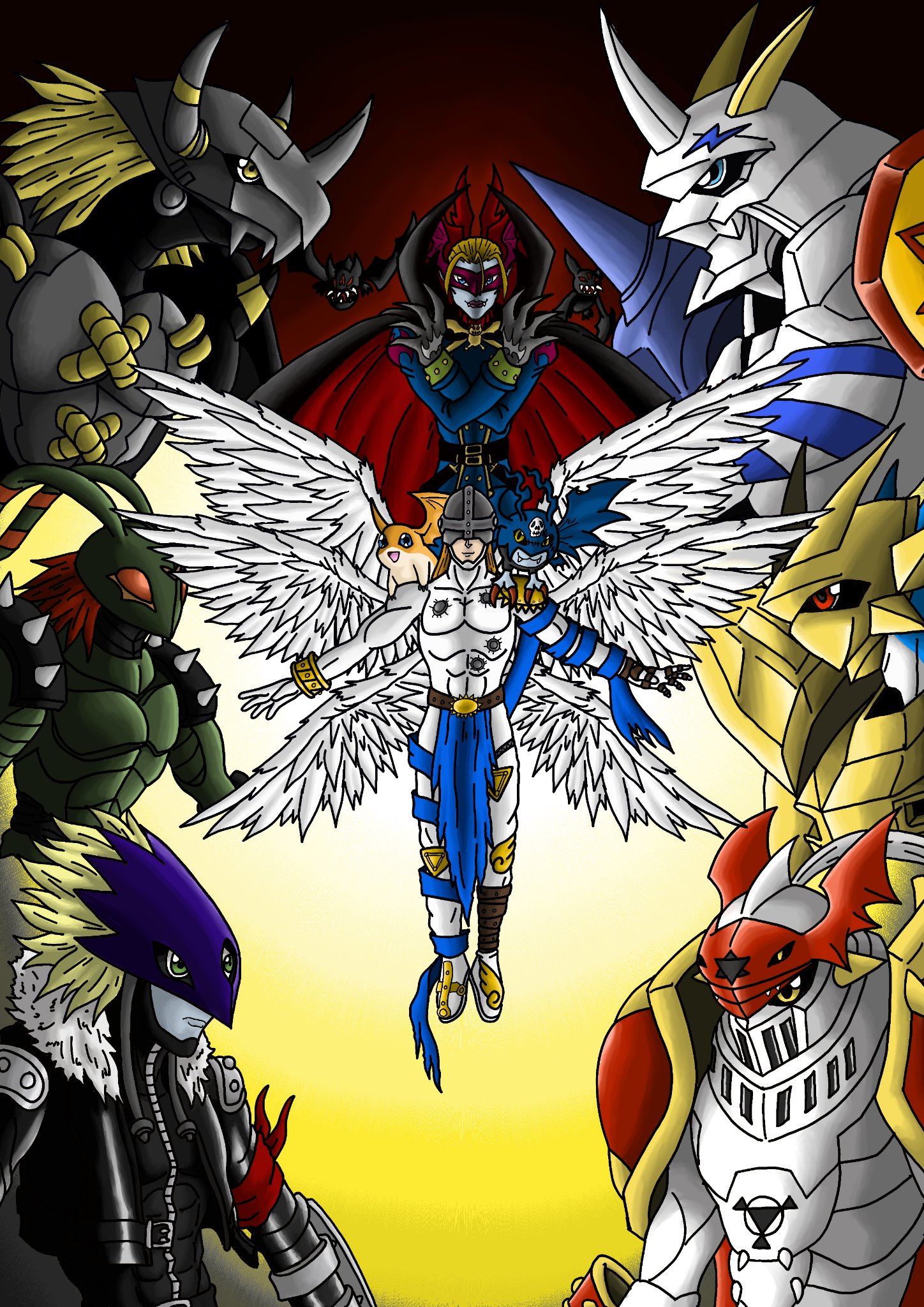 Digimon Gallantmon Vs Beelzemon