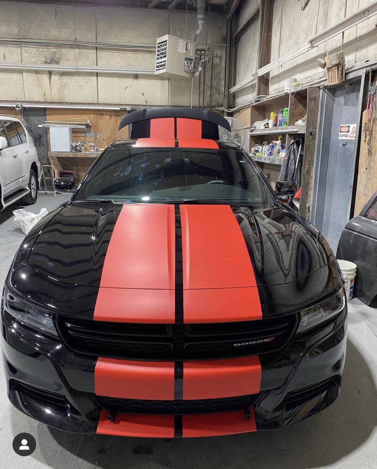 Matte Black Dodge Charger