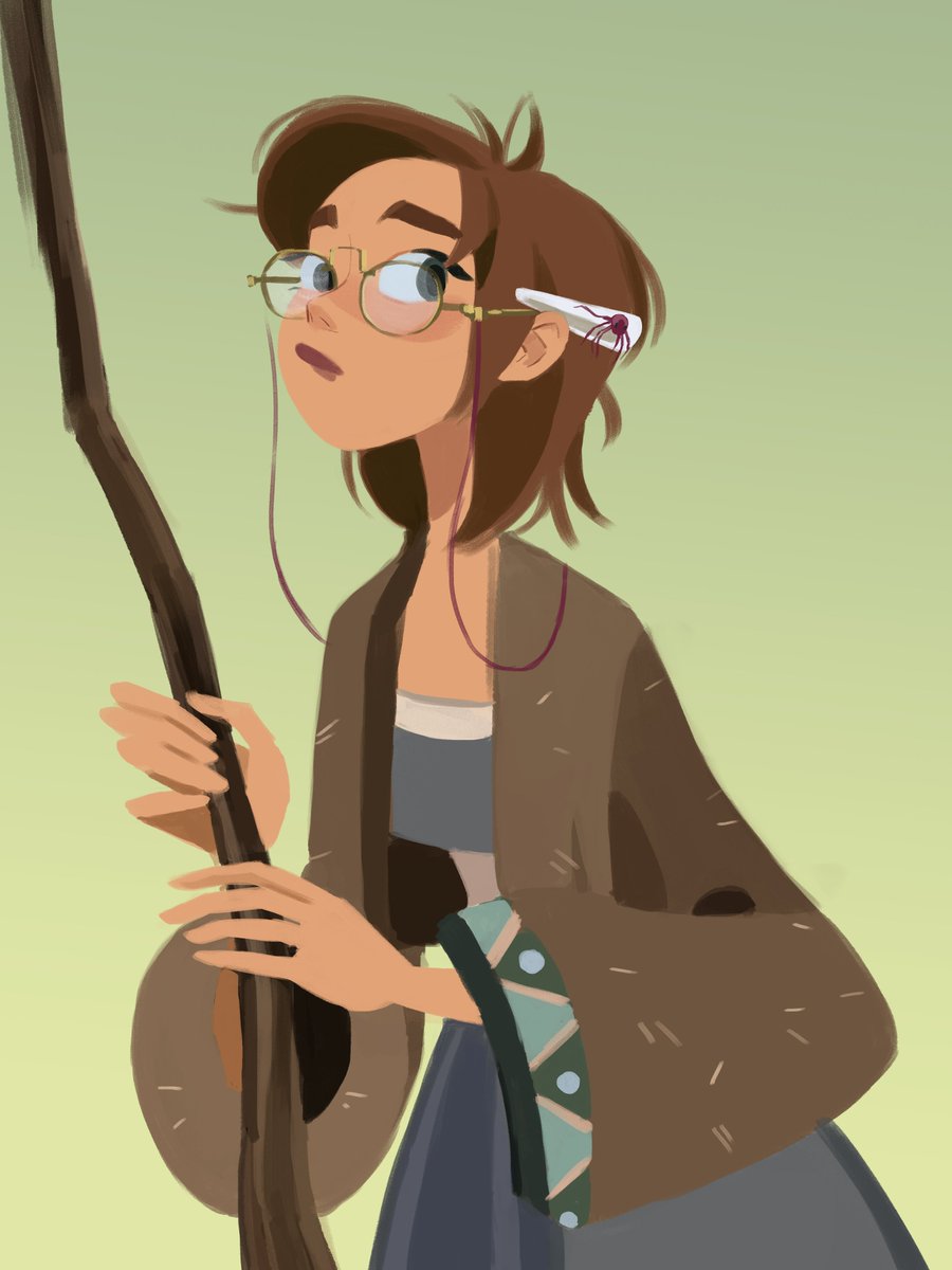 「Human sorcerer commission(with a lil her」|Emily Pearsonのイラスト