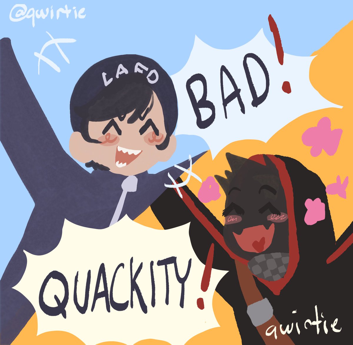 「Some irl sketches 🤭😳 」qwirt‼️の漫画